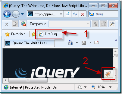 Bookmark to inject FireBug Light into Internet Explorer. - Developing on Staxmanade